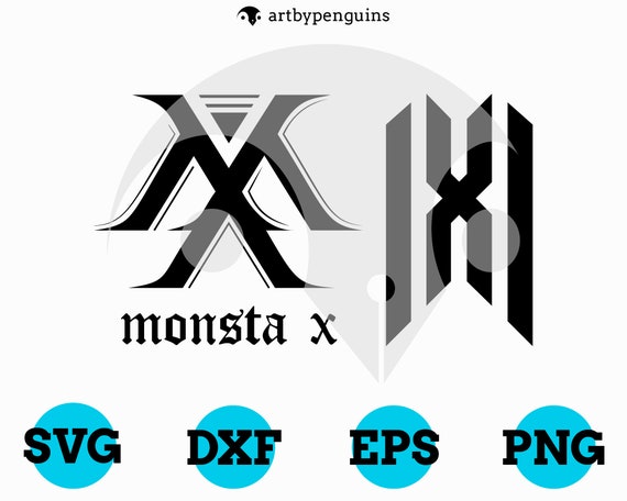 Monsta X SVG Png Eps Dxf K-pop Monbebe Cricut Files for | Etsy
