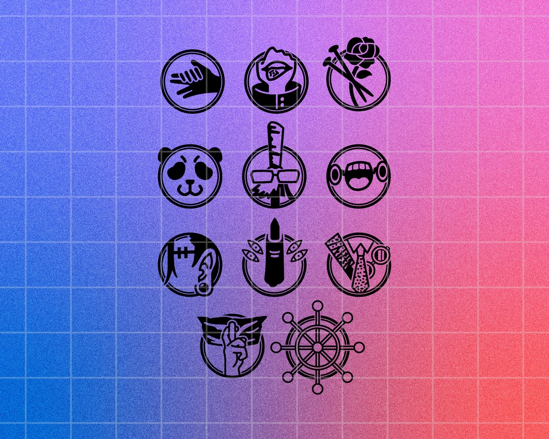 JJK Emblems SVG | Png | Anime SVG | Anime Cricut File - Etsy