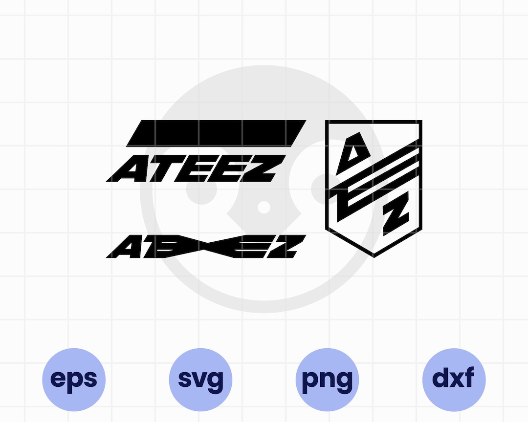 ATEEZ Logo SVG | Png, Eps, Dxf | K-pop Atiny, Cricut File for T-shirts ...