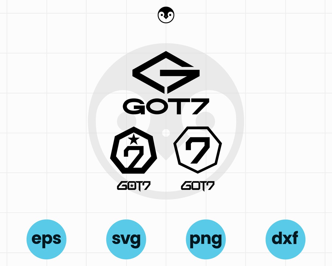 GOT7 Logo SVG | Png, Eps, Dxf | K-pop Ahgase, Cricut Files for T-shirts - Etsy