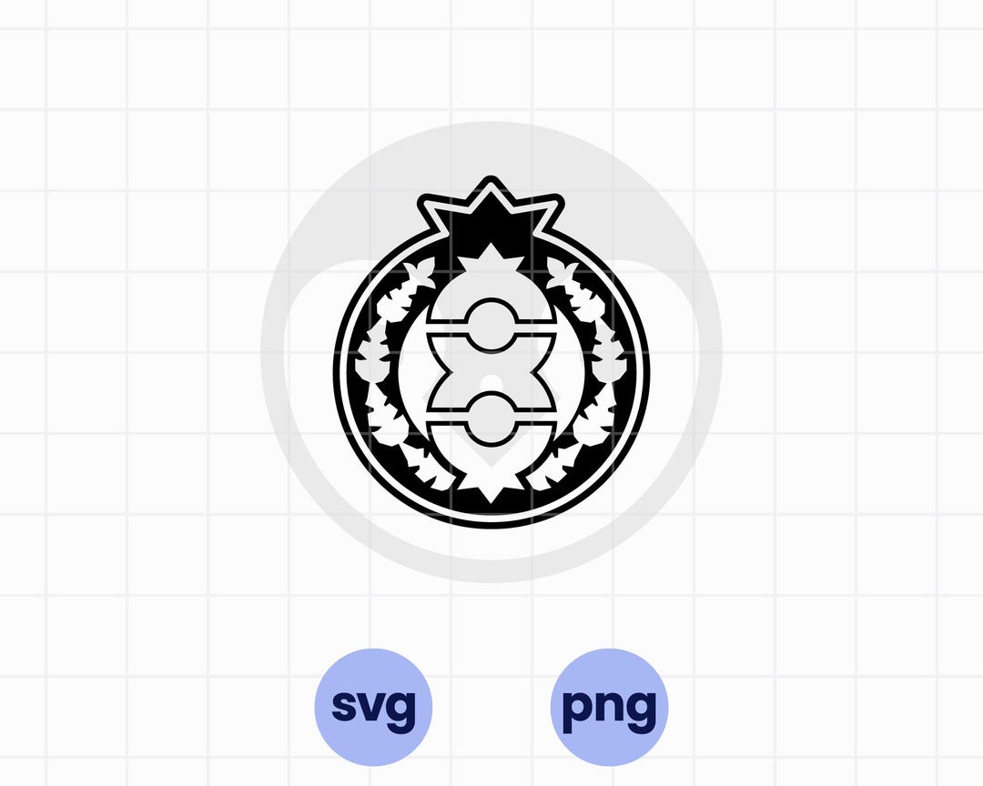 Myrtille Academy SVG Png Anime Academy School Crest Cricut Files for T ...