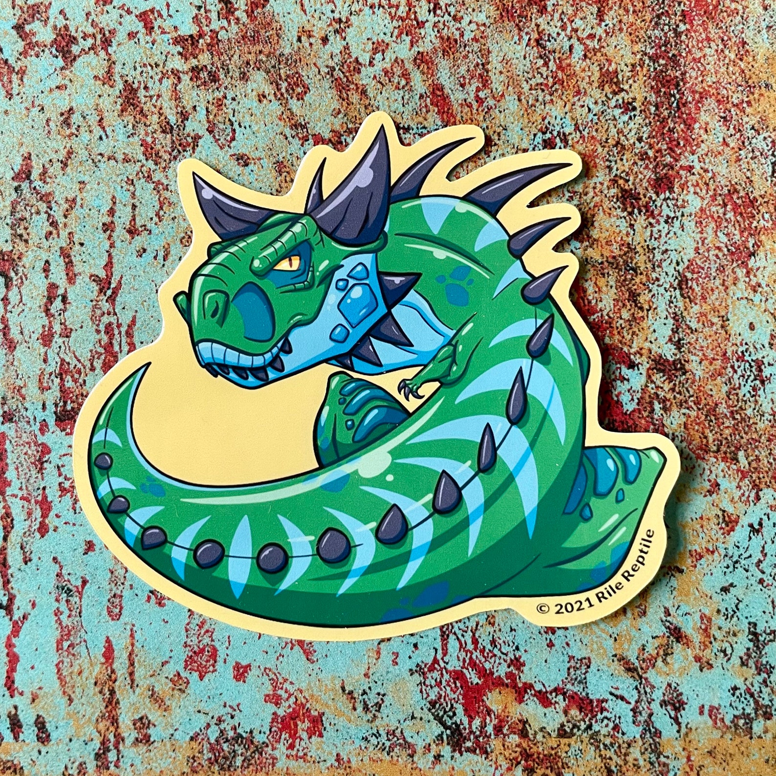 Riled up Vinyl Stickers - Etsy