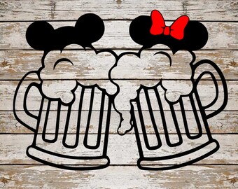 Mickey beer svg | Etsy