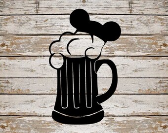 Mickey beer svg | Etsy