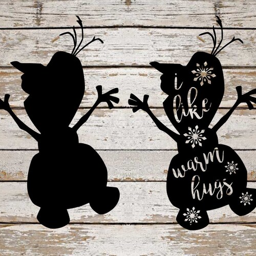 4 Olaf SVG for Cricut and Silhouette Cutting Machines Frozen - Etsy