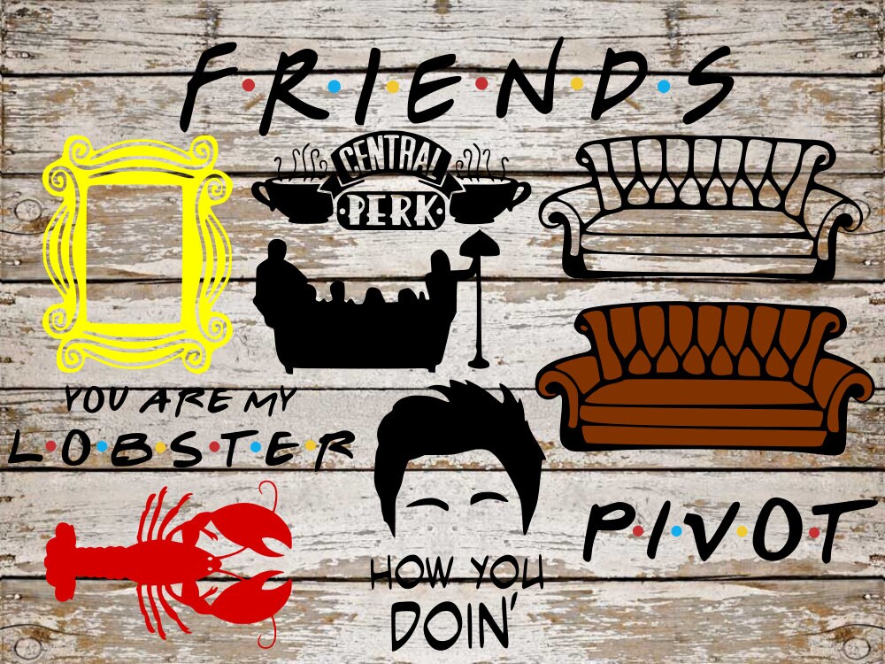 Friends SVG Bundle Friends SVG friends cut file friends | Etsy