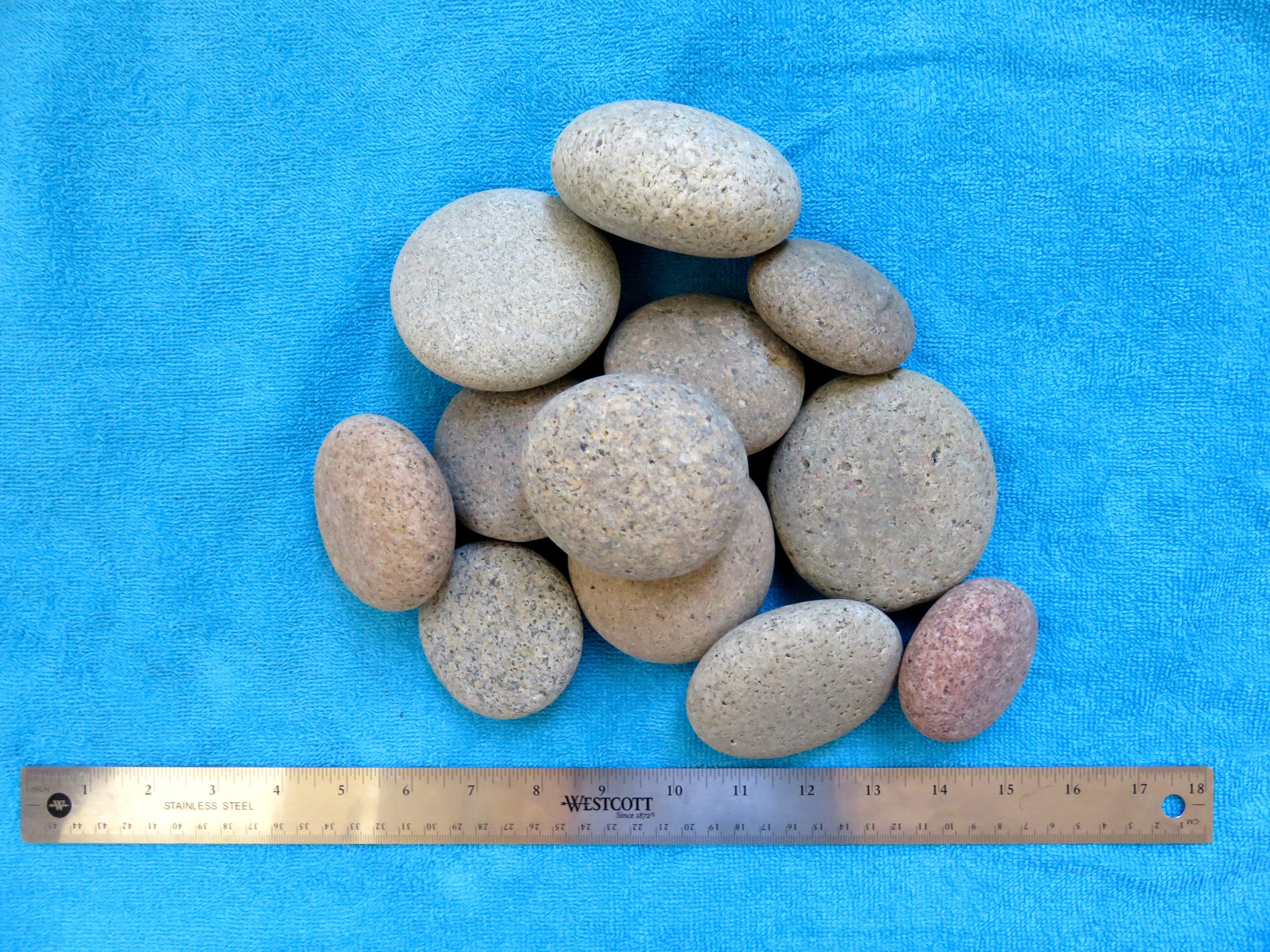 2 to 3 Inch, 12 Pieces Beach Rocks for Painting, Mandala Rock, Round ...
