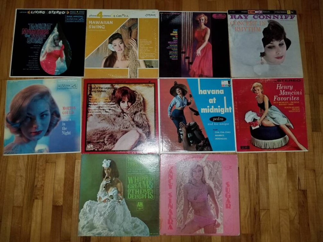 Cheesecake Pinup Sexy Record Album Covers - Man Cave - Garage - 1960's ...
