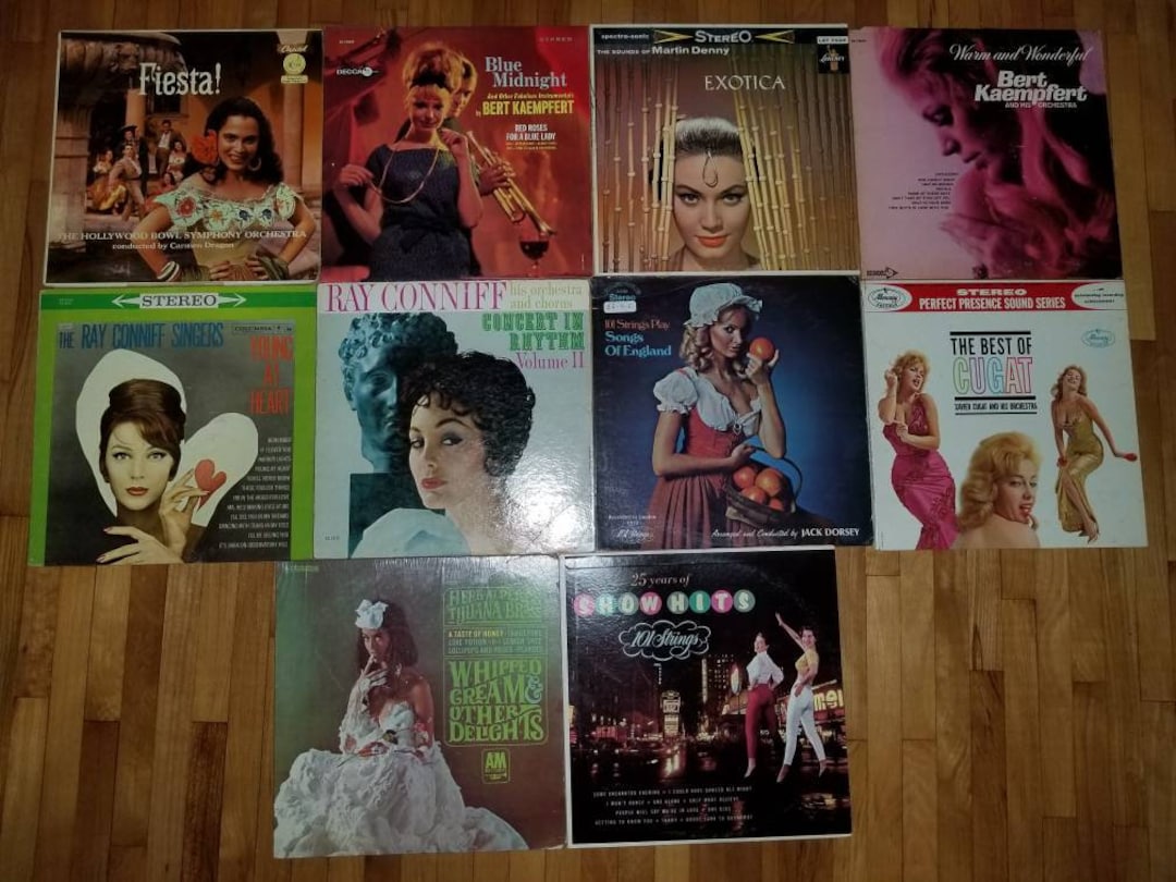 Cheesecake Pinup Sexy Record Album Covers - Man Cave - Garage - 1960's ...