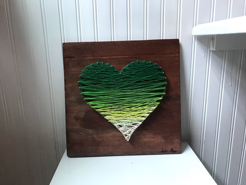 Colored Heart Gradient String Art - Etsy