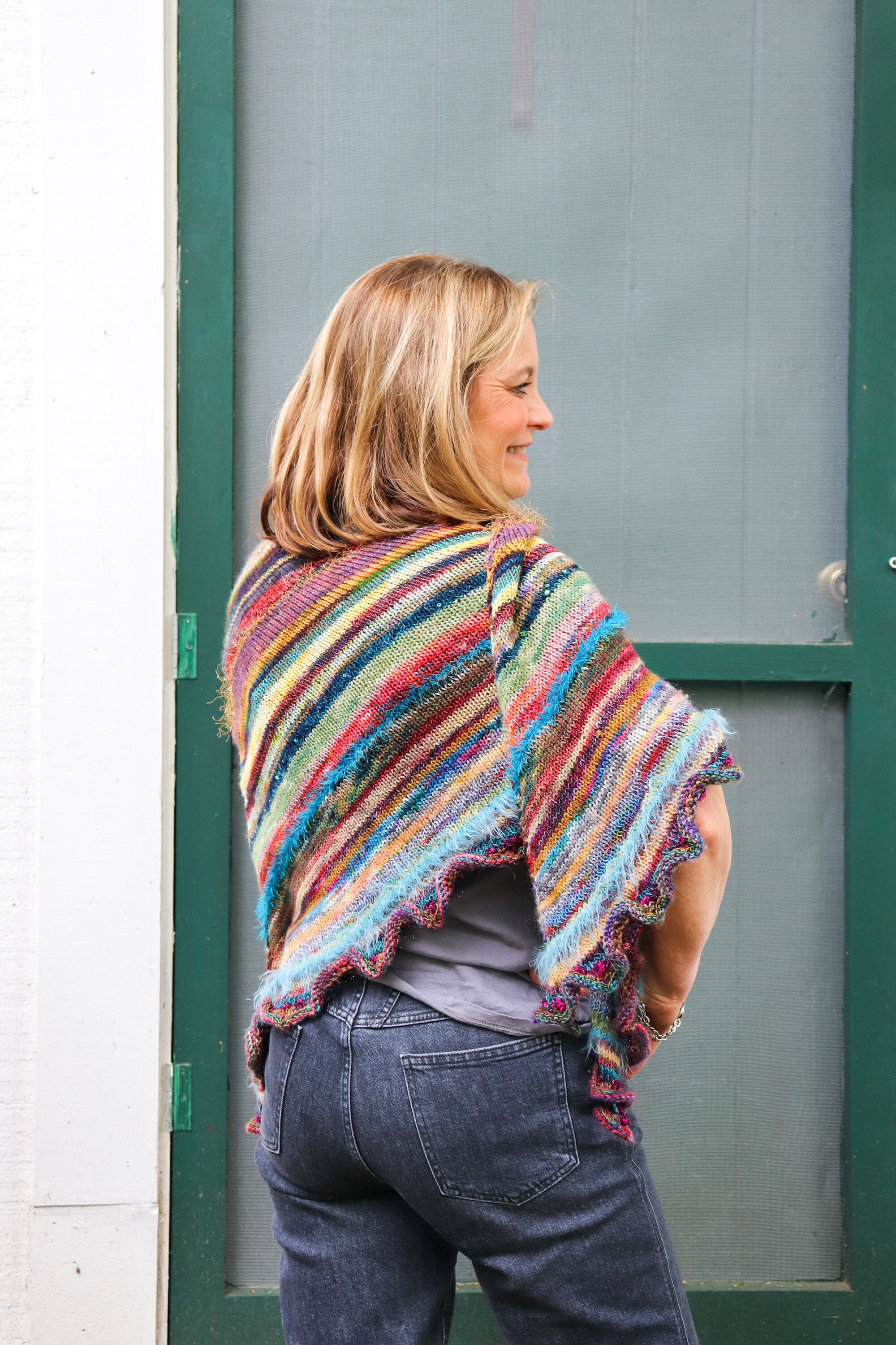 Shawl of Many Colors Knitting Kit - Etsy
