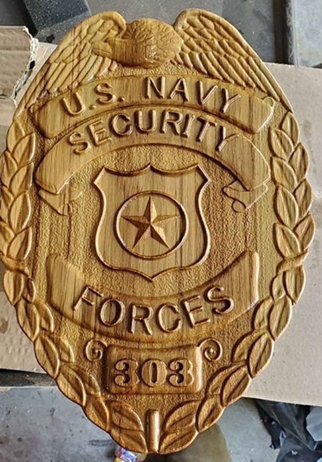 US Navy Security Forces Badge - Etsy