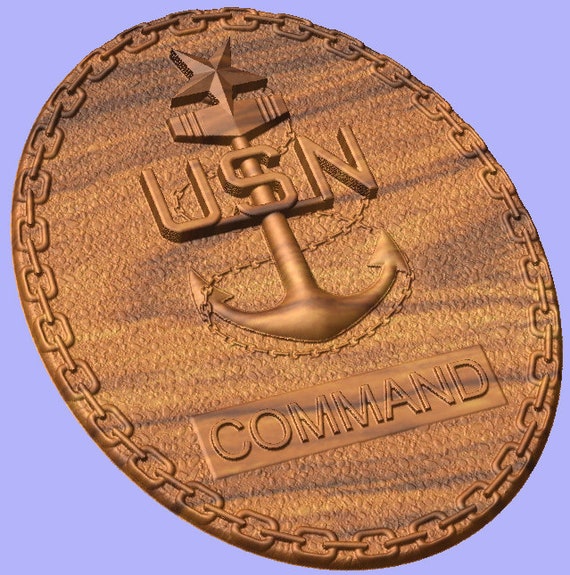 USN Command Cookie — PENNICK WOODWORKING