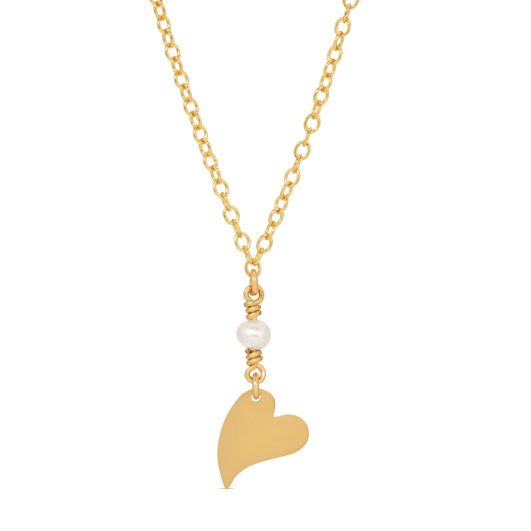 Cora Pearl Crowned Heart Necklace. - Etsy