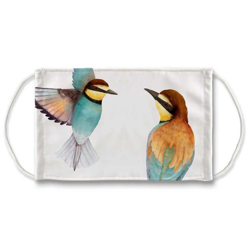 Sublimation Face Mask/ Birds Face Mask/animal/mask/mouth Nose Cover ...
