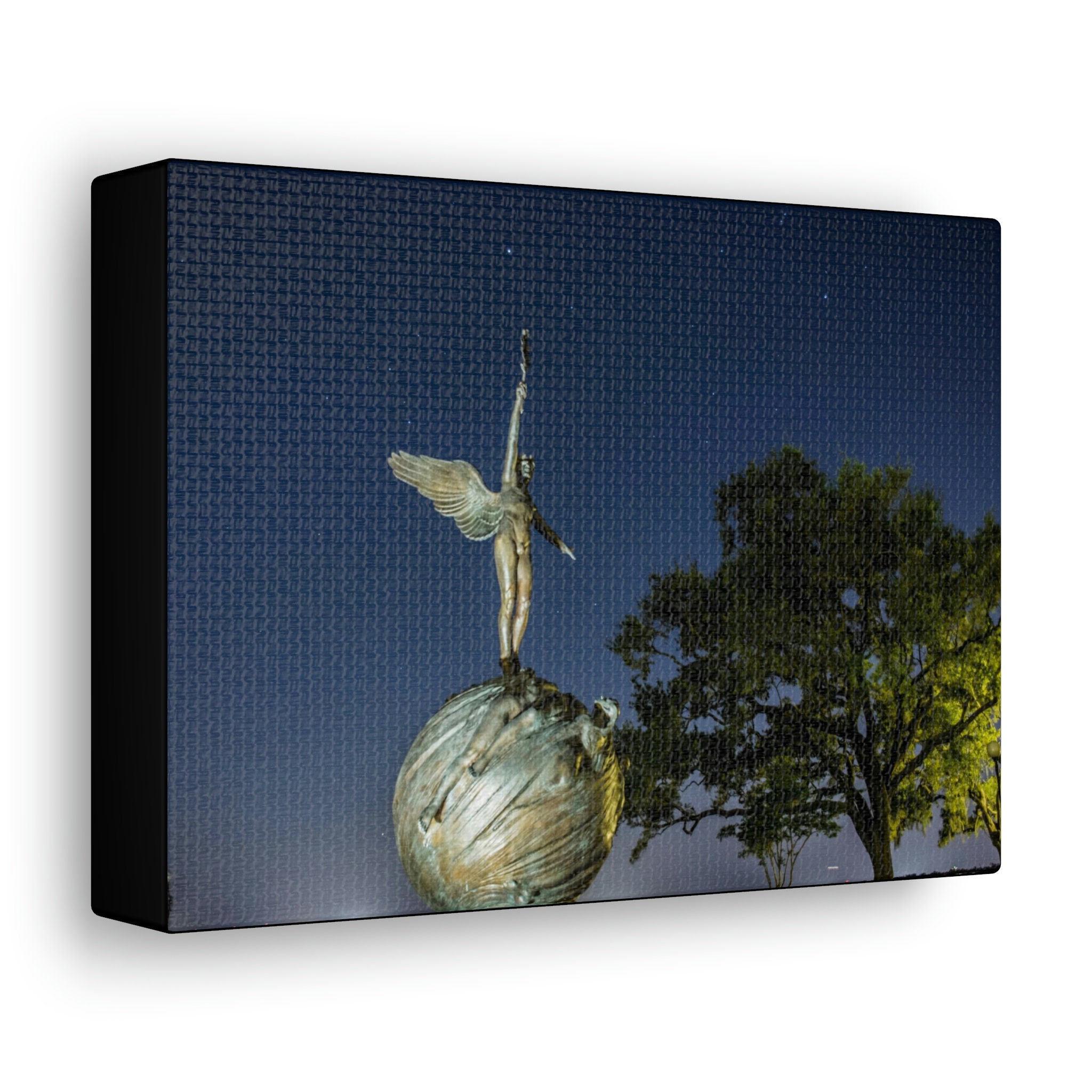 Jacksonville Florida Memorial Park "spiritulized Life" Statue Canvas ...