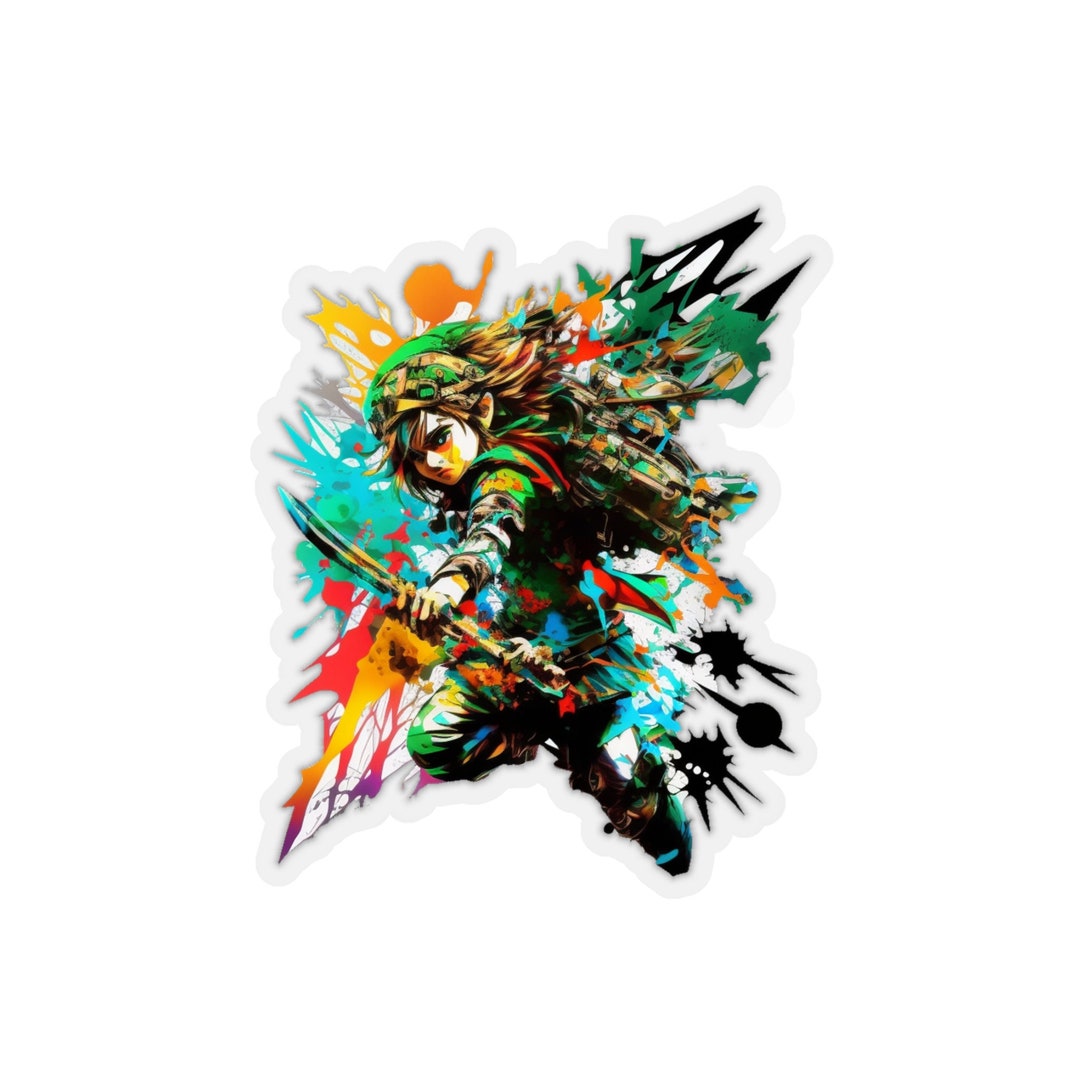 Link Slow Motion Bow - Sticker - Zelda - Etsy