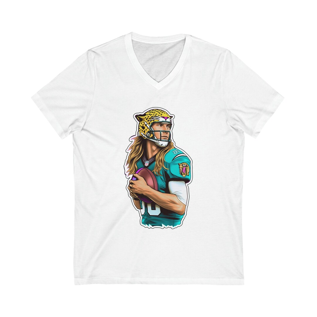 Trevor Lawrence Jacksonville Jaguars - Unisex Jersey Short Sleeve V ...