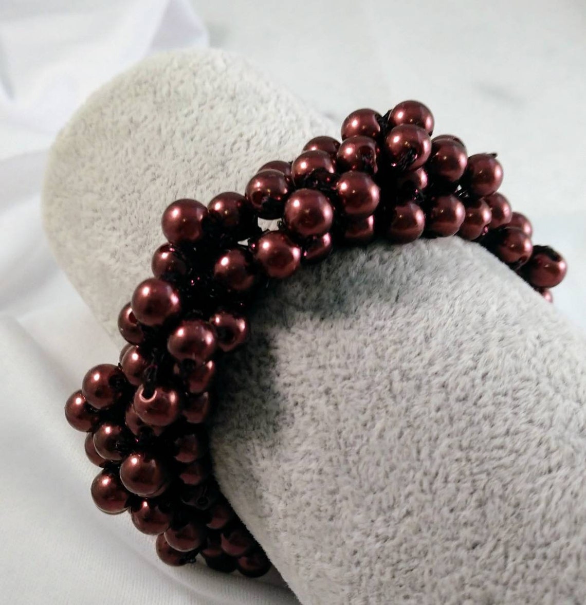 Sassy Band PEARLS buns band bun wrap bun holder Horse | Etsy