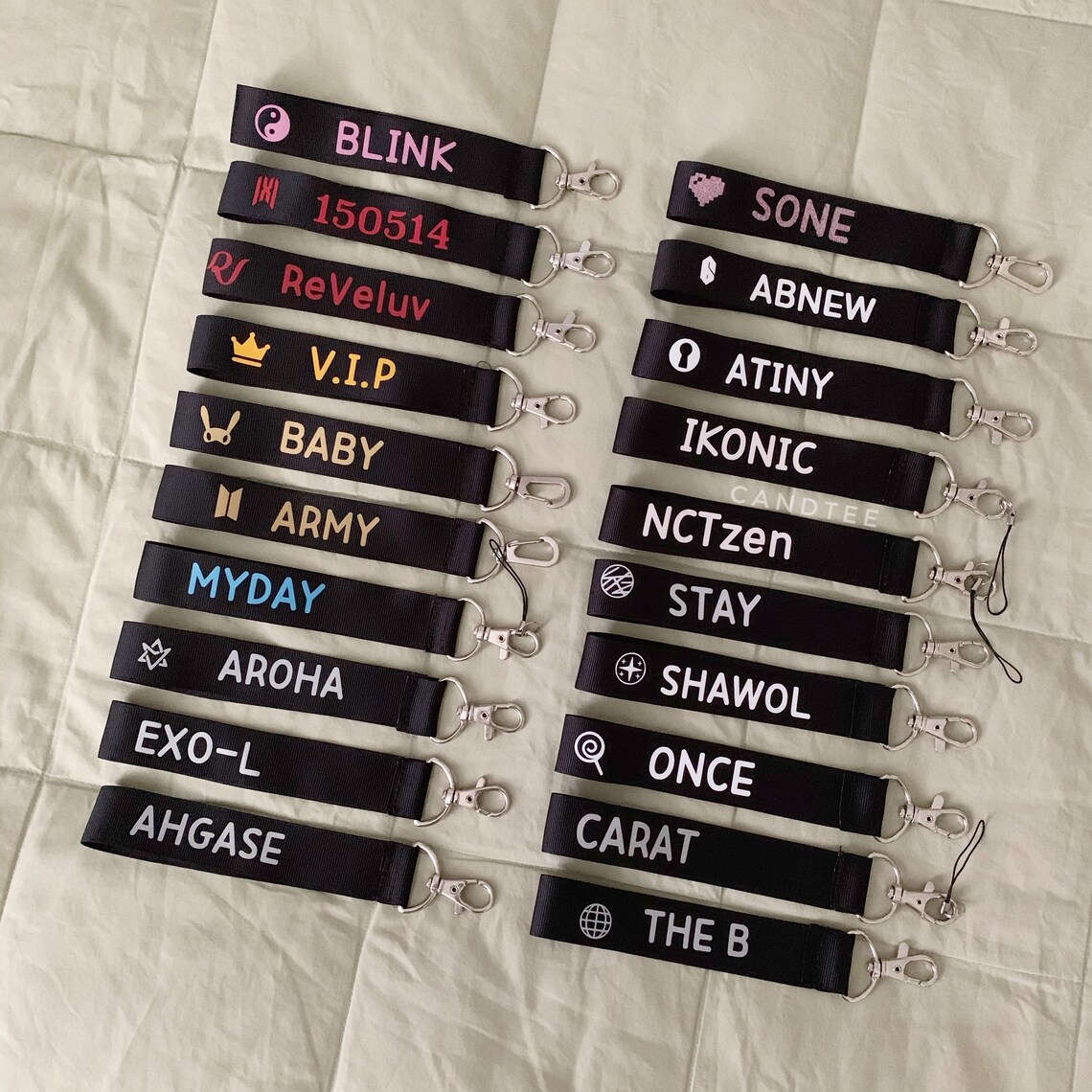 Kpop Lightstick Keychain astro Ateez Shinee Ab6ix the Boyz | Etsy