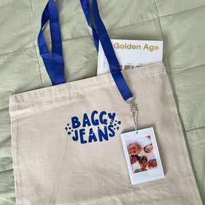 Baggy Jeans Tote Bag With Keychain Loop - Etsy