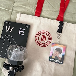 Monsta X Tote Bag With Keychain Loop - Etsy