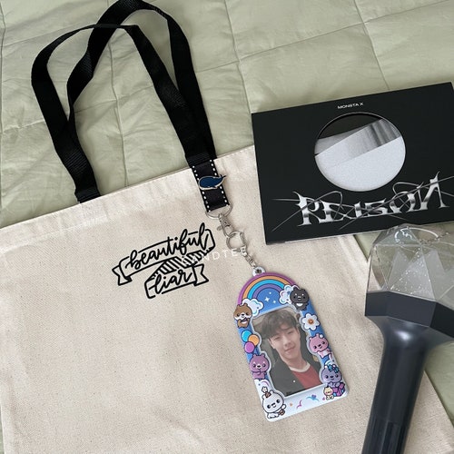 Monsta X Tote Bag With Keychain Loop - Etsy