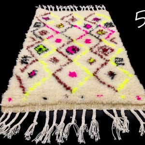 Small Morrocan Rugs 2x3 Ft, Colorful Morocco Azilal Throw Rug, Thick ...