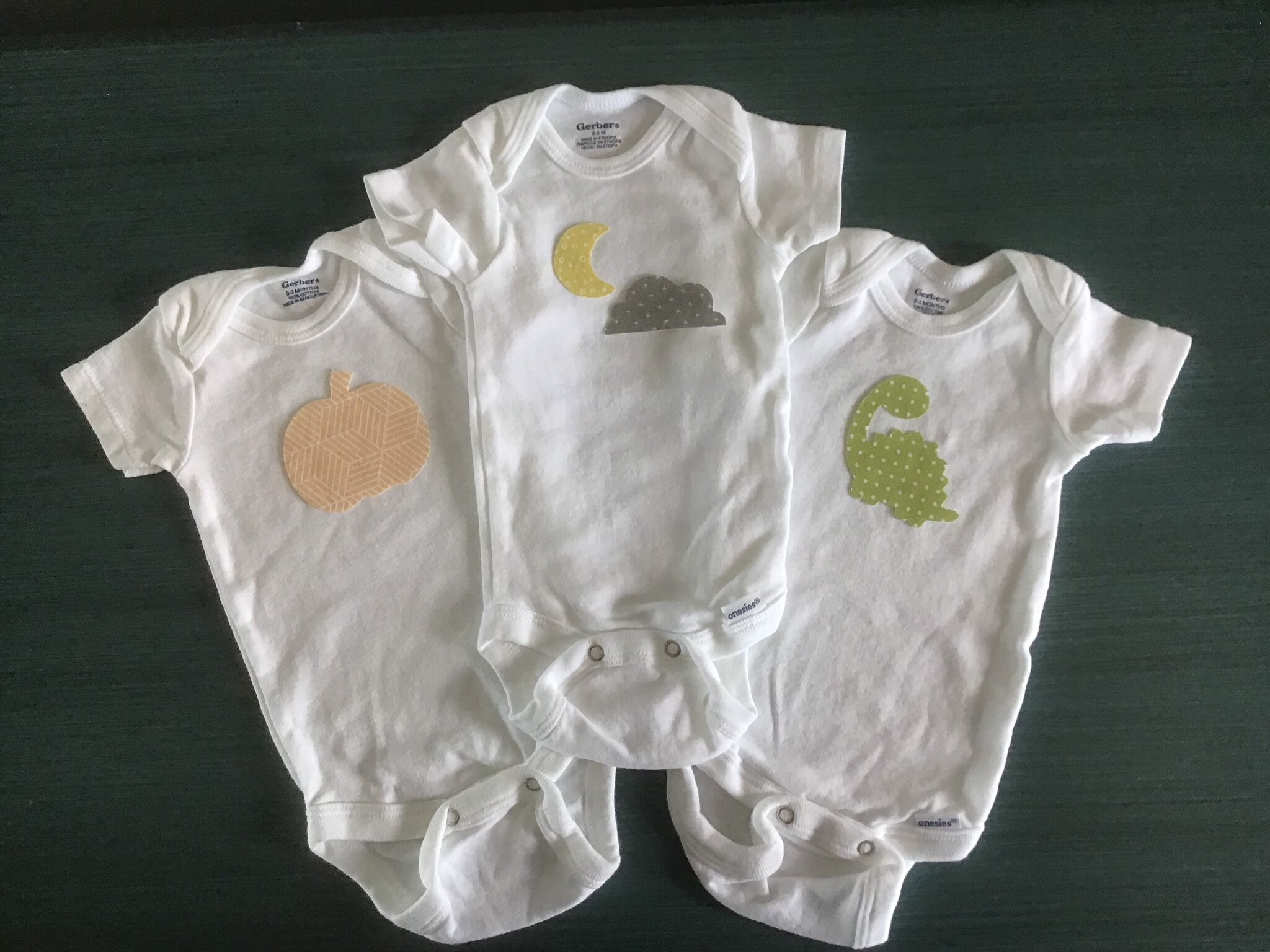 Onesie® Decorating Kit for Baby Shower Activity, Iron-on Fabric ...