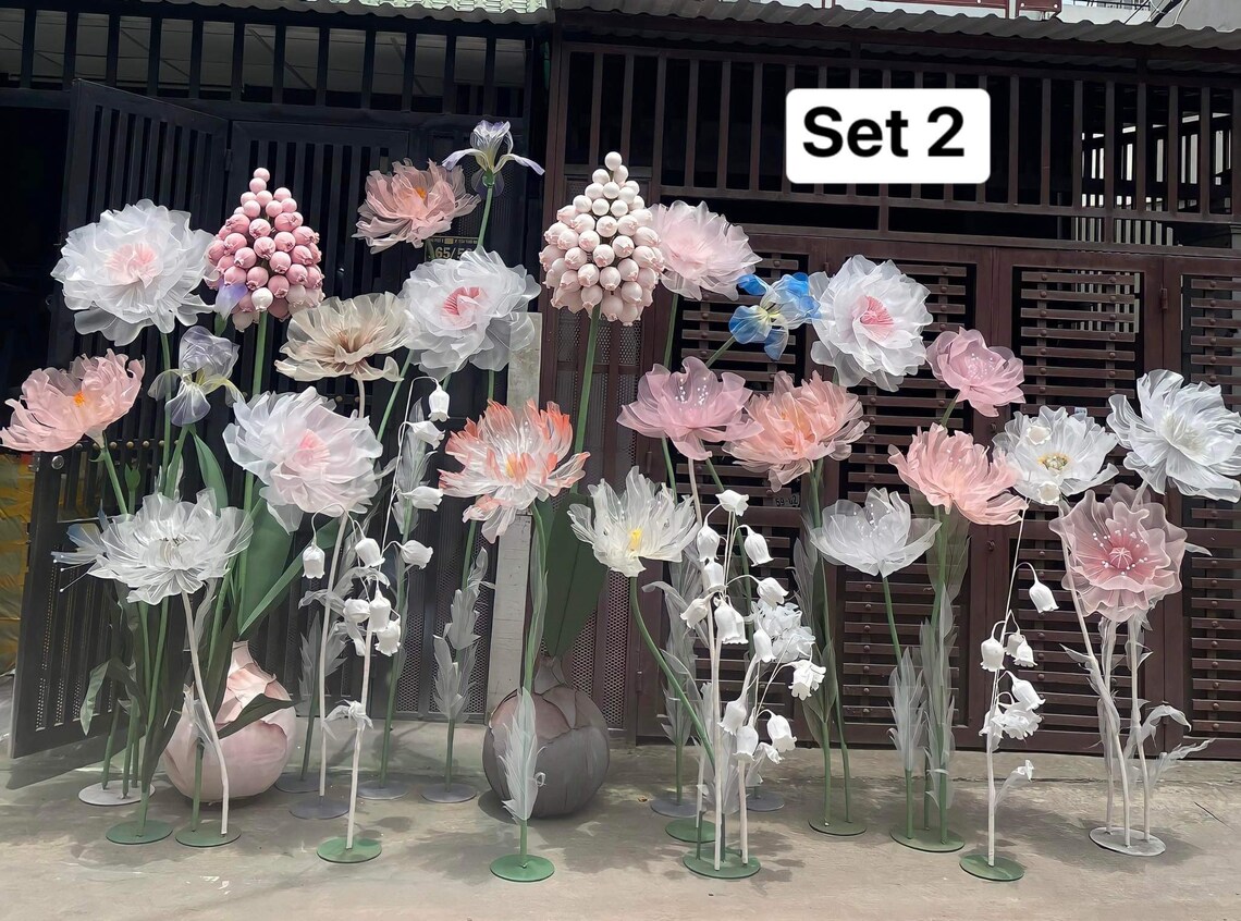 Giant Flower Full Set Options Customized Flowers - Etsy