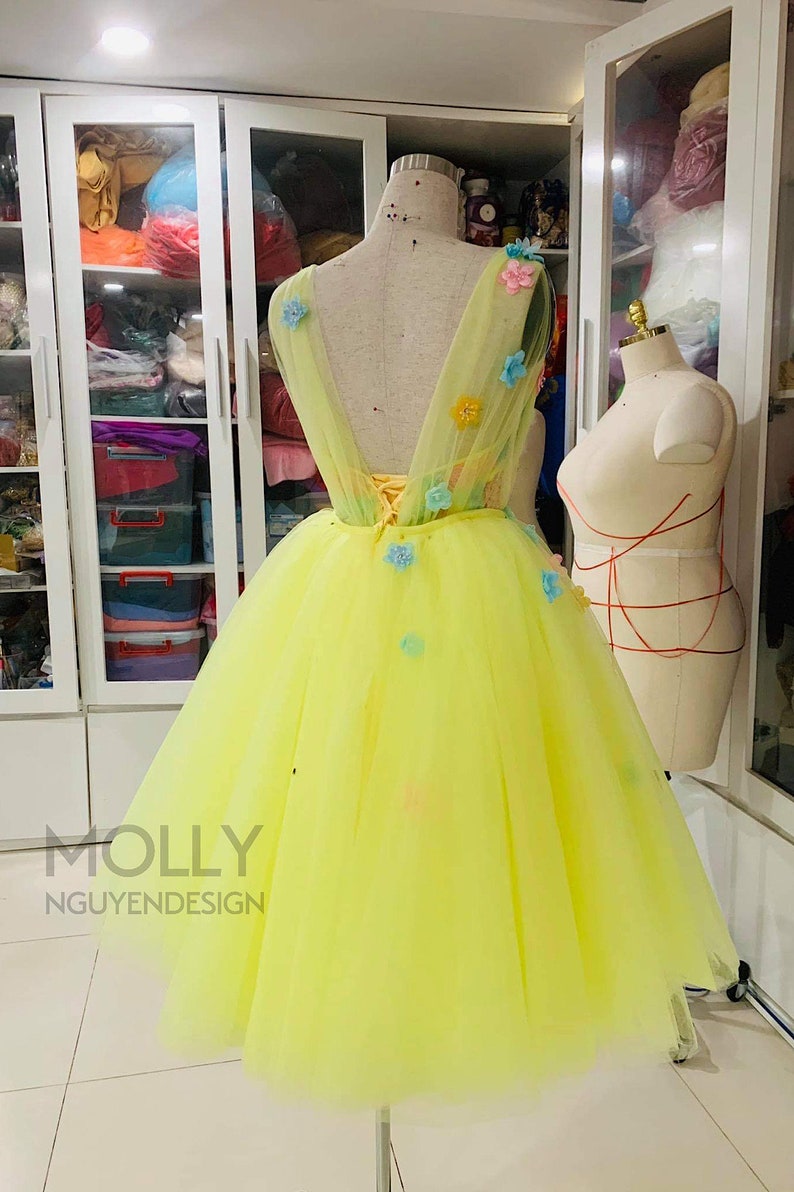 Full Set Yellow Dress 2 in One Style Tulle Dress - Etsy