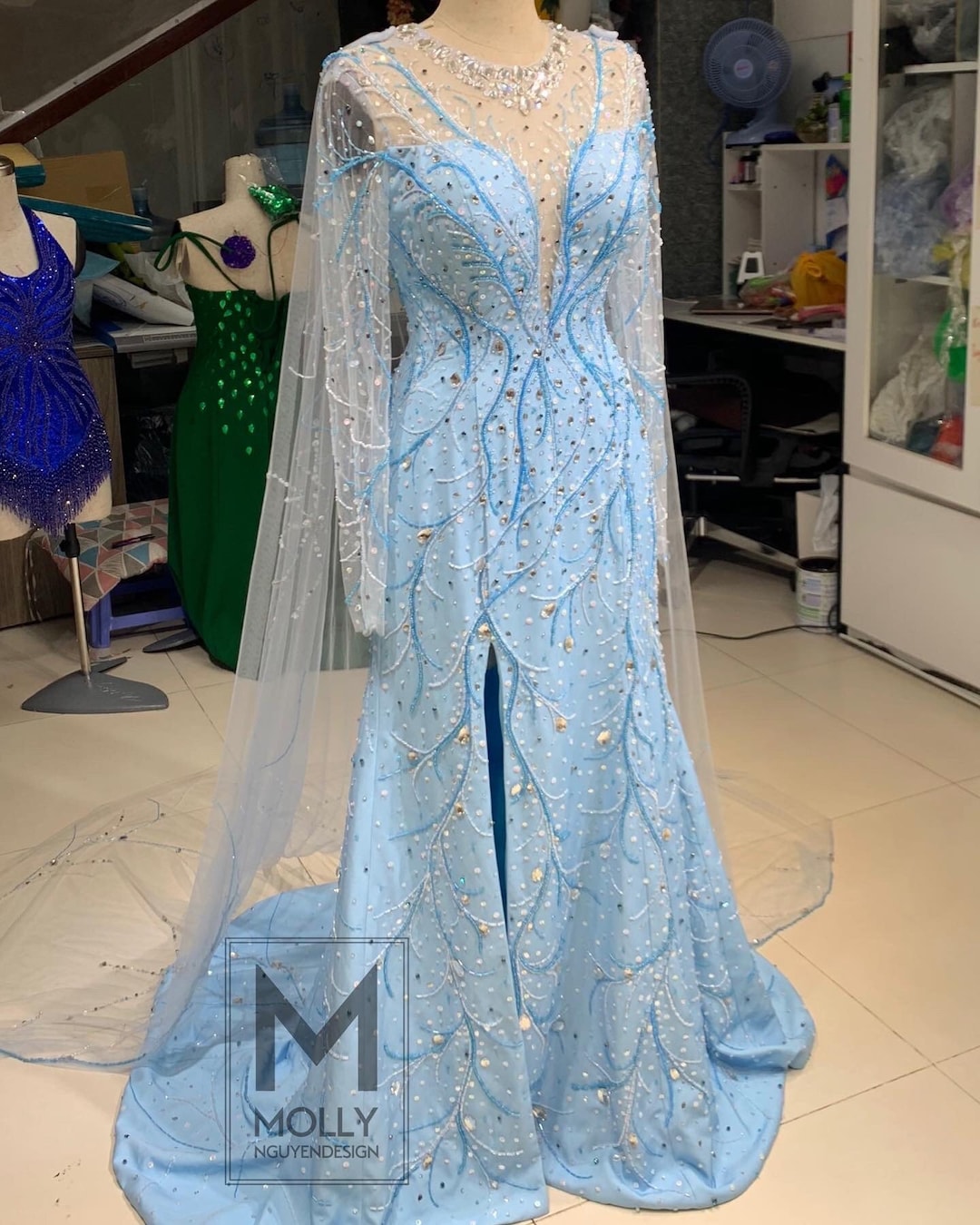 Elsa Broadway Inspired Costume, Adult Elsa Costume, Disney Inspired ...