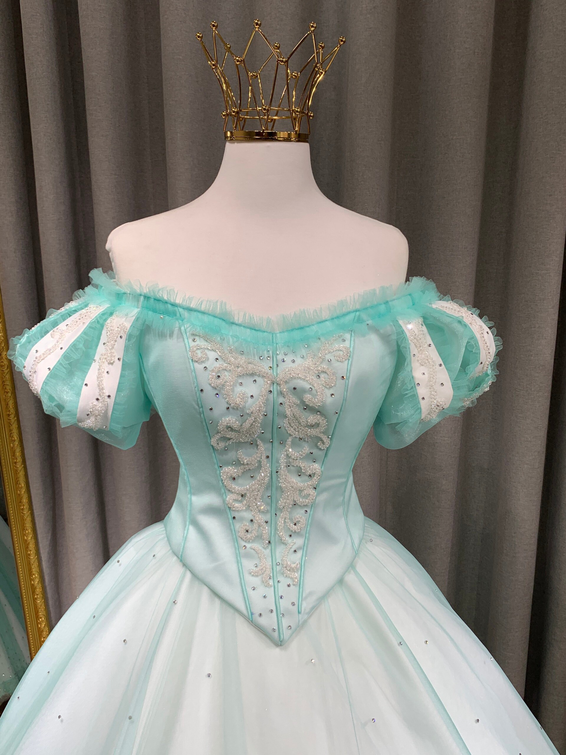 Blue Ariel Broadway Dress Costume, Ariel Pink Broadway Costume, Disney ...