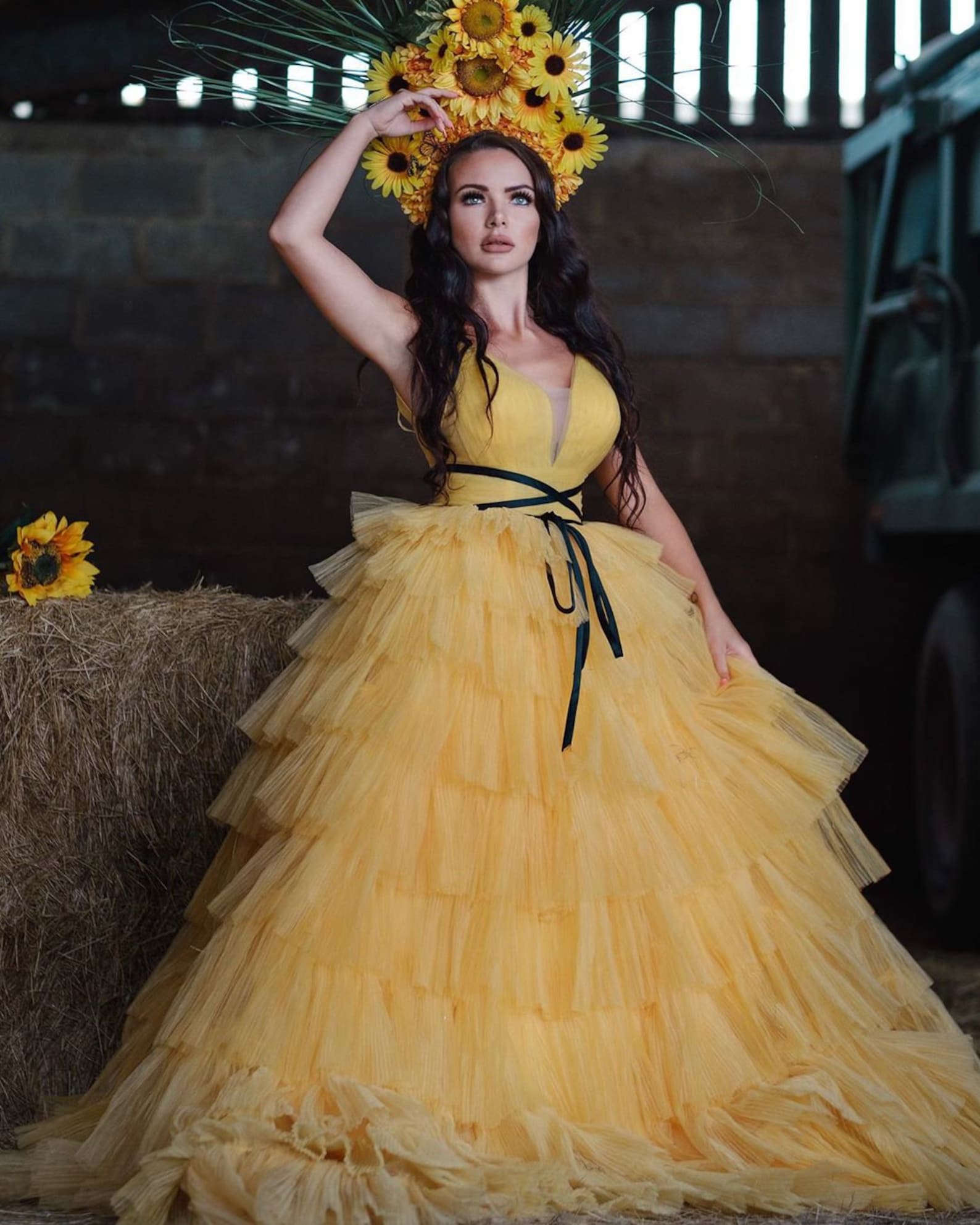 Beautiful Yellow Fancy Dress Prom Dress Colors Dress - Etsy