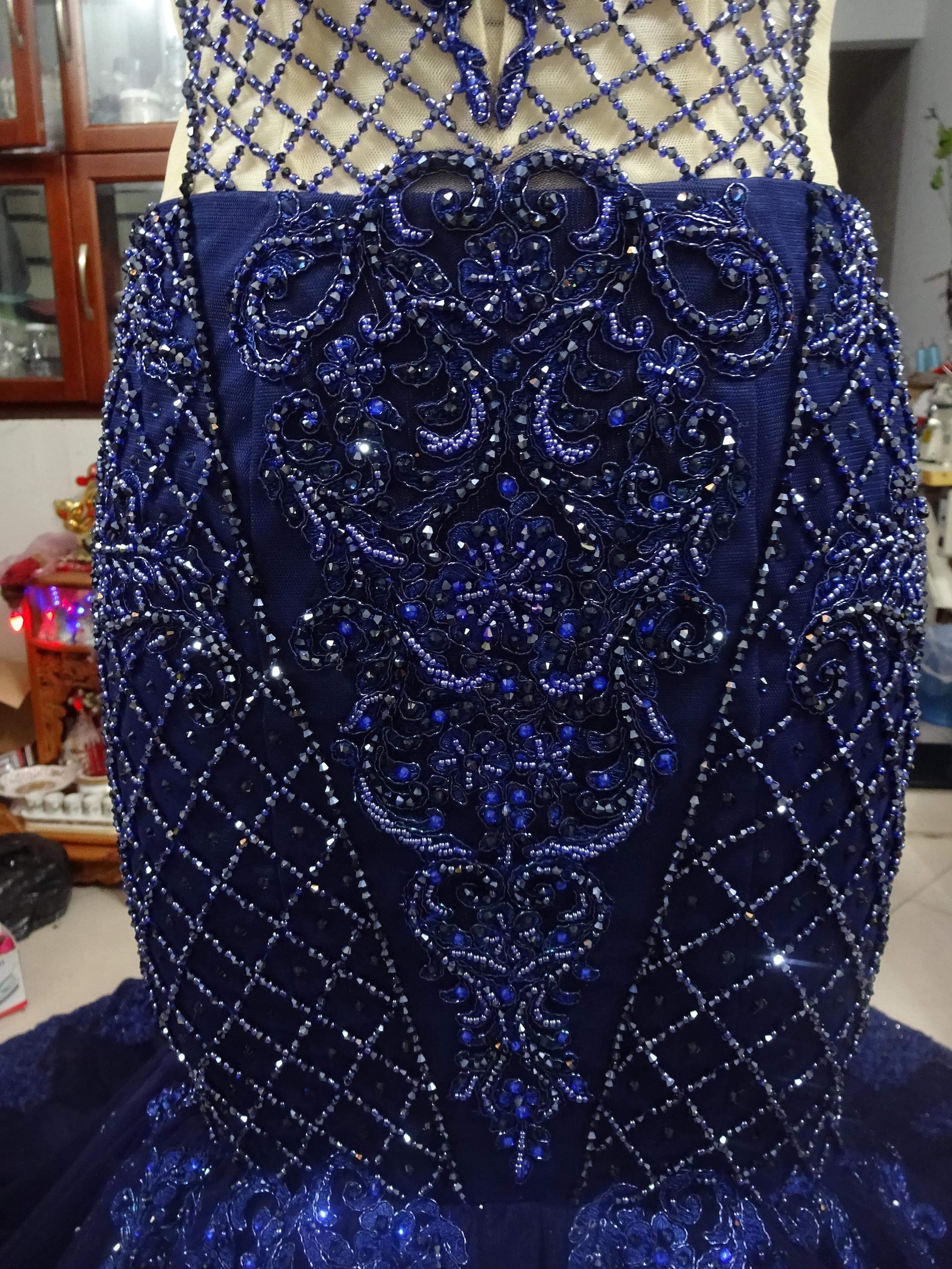 Blue Evening Wear Evening Dress Wedding Dress Luxury - Etsy