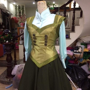 Anna Embroideries - Frozen Costume - Disney Costume - Etsy