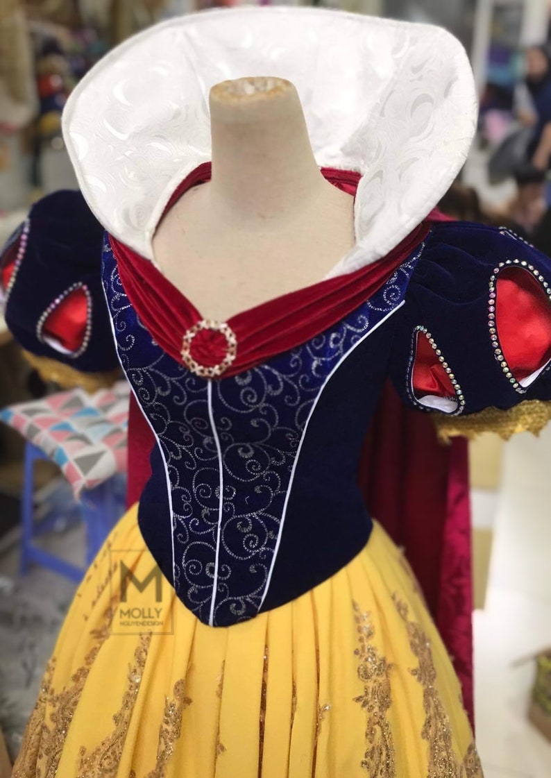 Knee Length Snow White Royal Inspired Disney Princess Disney - Etsy