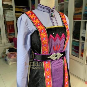 Embroideries Queen Iduna Costume - Frozen 2 - Disney Costume Inspired ...