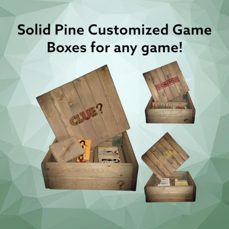 Board Game Box - Etsy