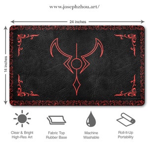 Vampire Playmat, Large Desk Mat, MTG Playmat, Gaming Mousepad XL ...