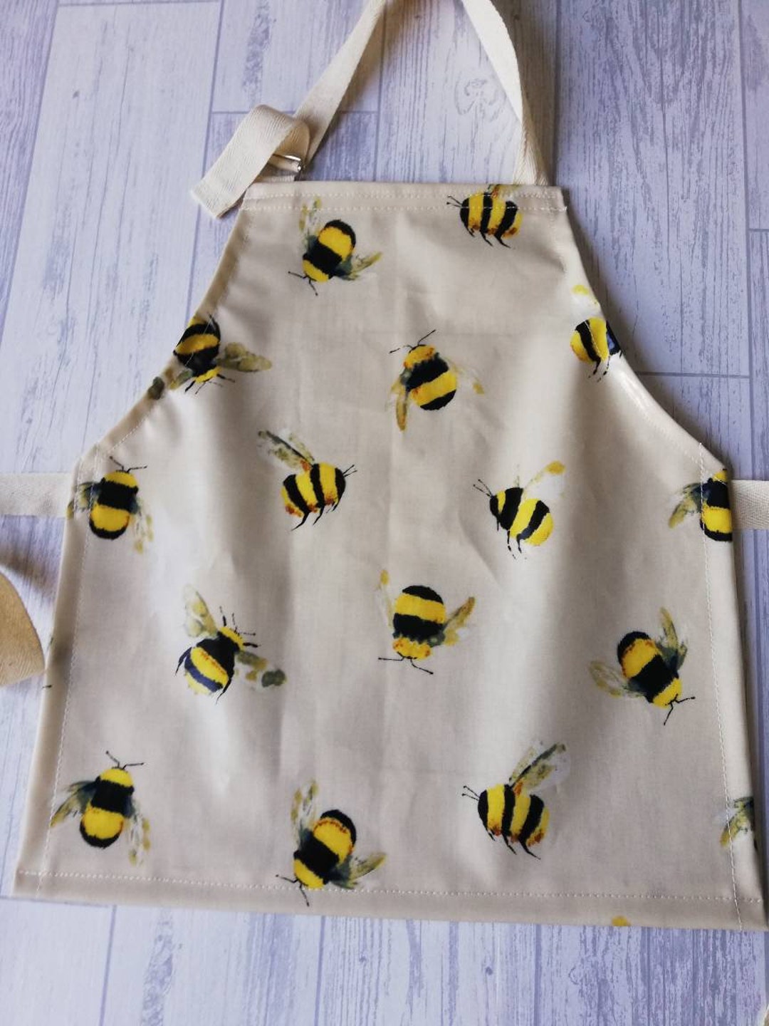 Apron ~ Child & Adult Oilcloth - Bumble Bee (in 4 Age Sizes Plus Adult ...