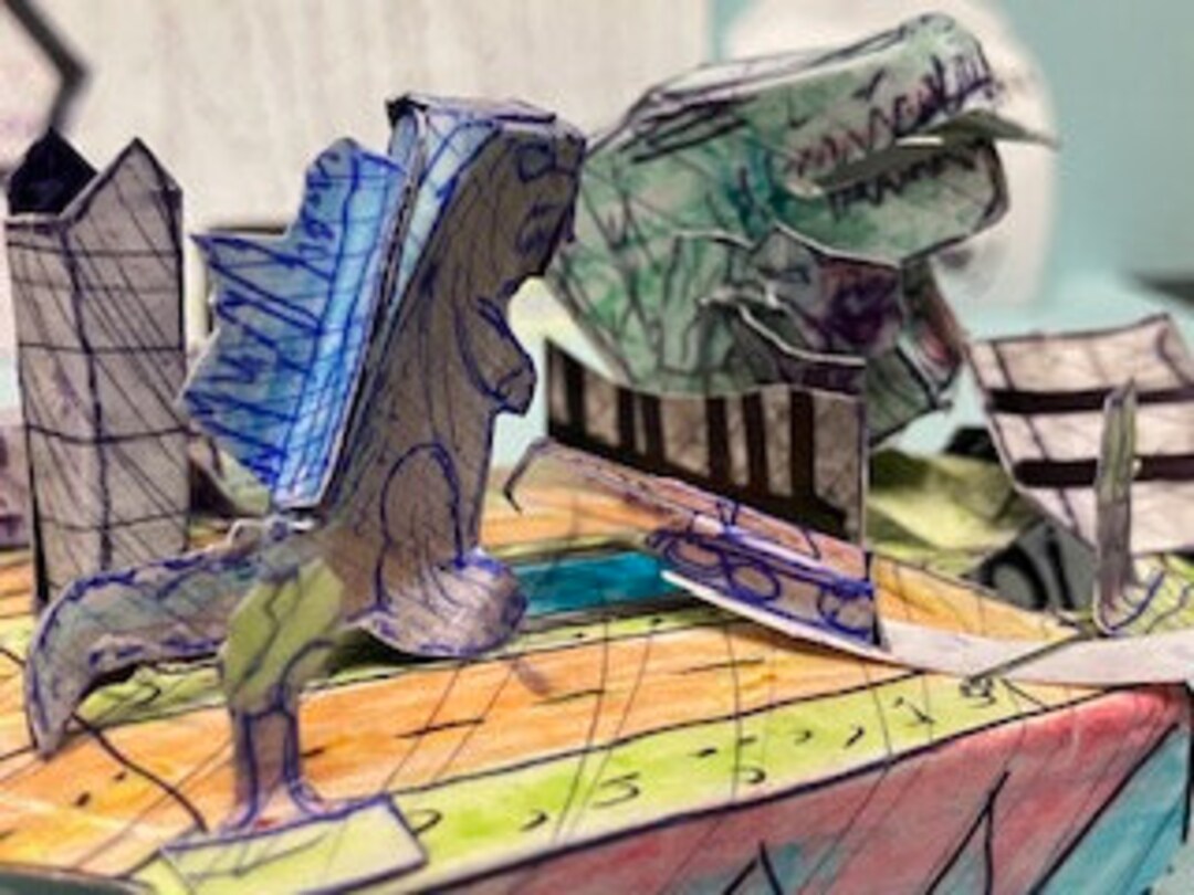 4D Origami Trendmasters Inspired Godzilla Wars : Godzilla Vs Biollante ...