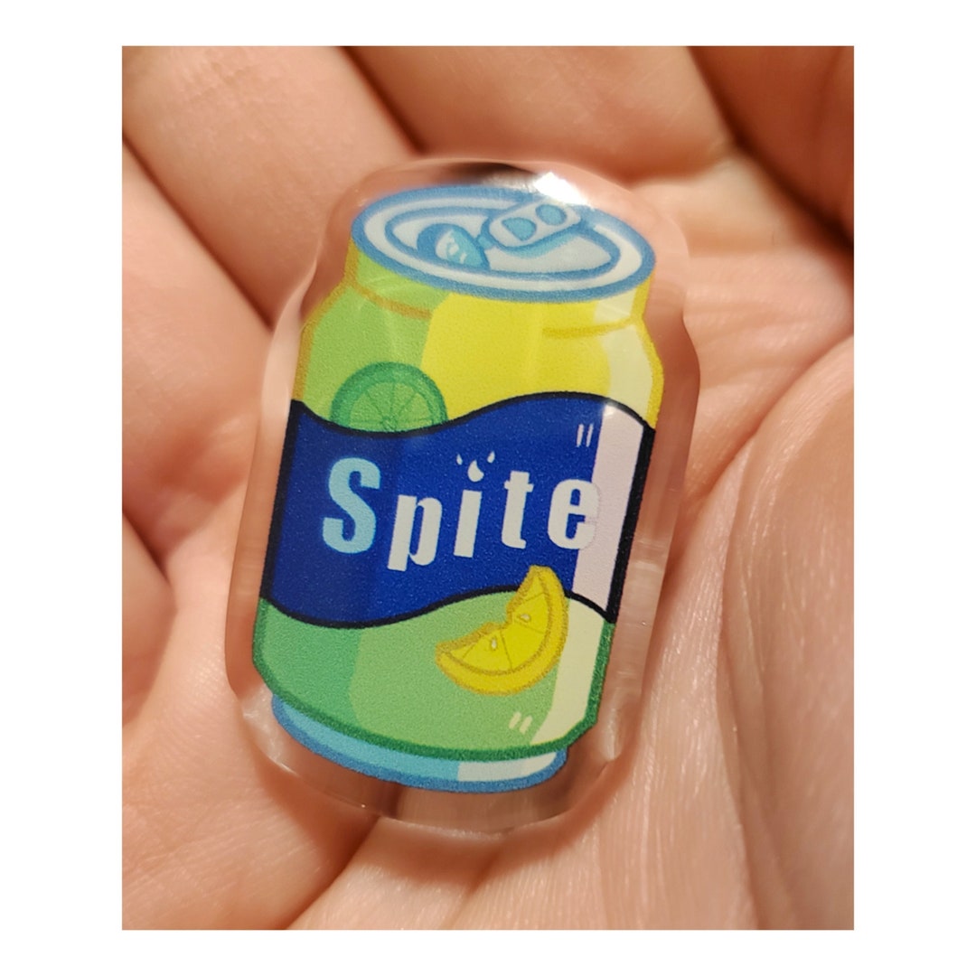Spite Can Soda Acrylic Pin / Cute Acrylic Pin - Etsy