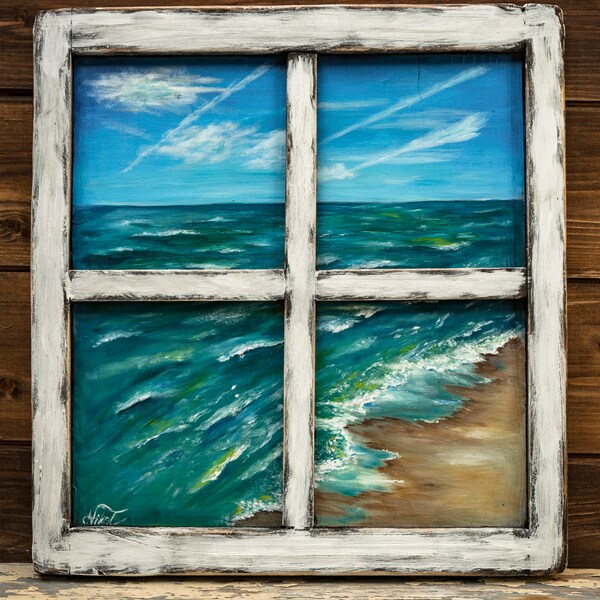 Painting of Window - Etsy