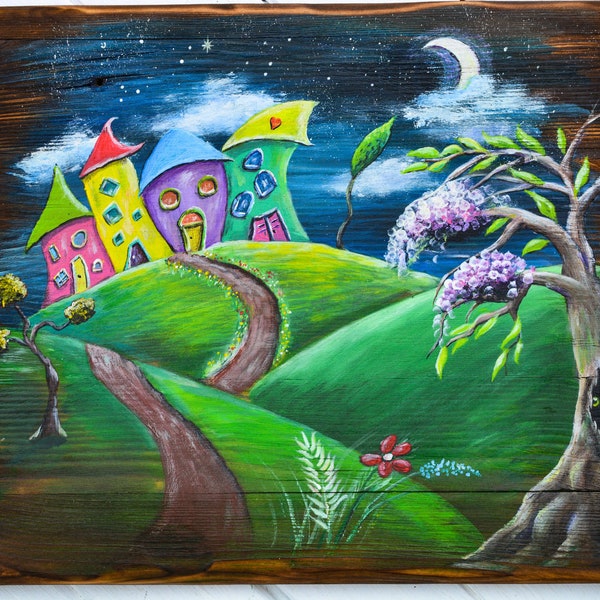 Whimsical Painting - Etsy