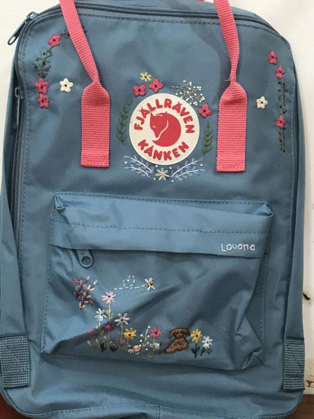 Kanken Custom Embroidered Personalization Embroidered Kanken Backpack ...