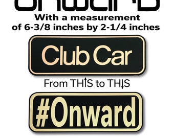Club Car Onward Decals - Etsy