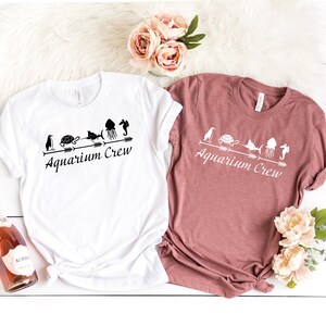 Aquarium Crew T-shirt, Sea Life Shirt, Field Trip Shirt, Aquarium Lover ...