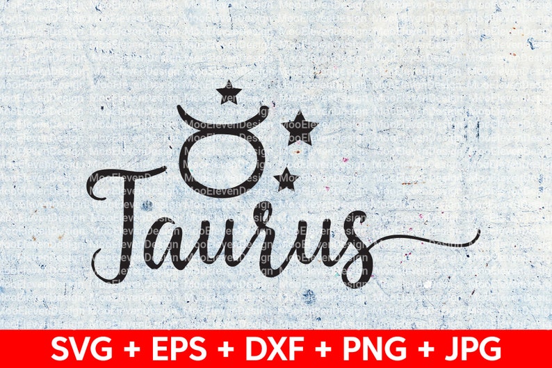 Taurus Star Sign Zodiac SVG PNG Cut File SVG Star Signs Svg - Etsy