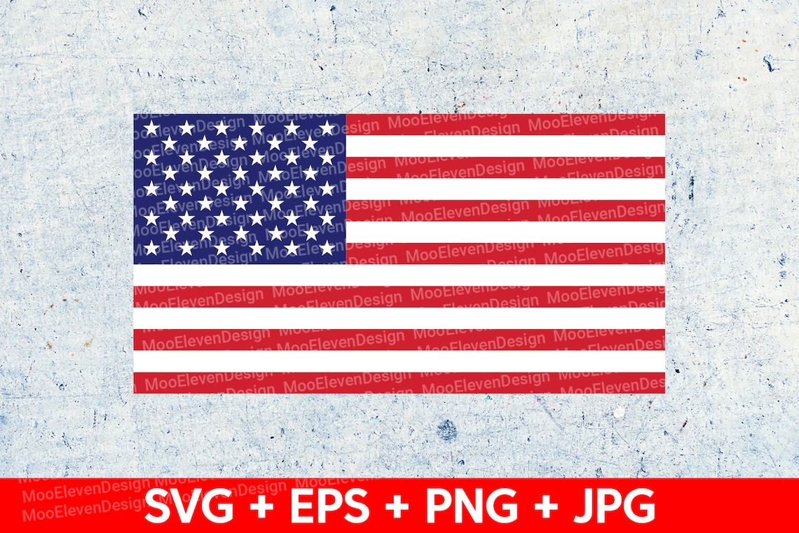 American Flag SVG Digital File 4th of July Patriotic Svg - Etsy